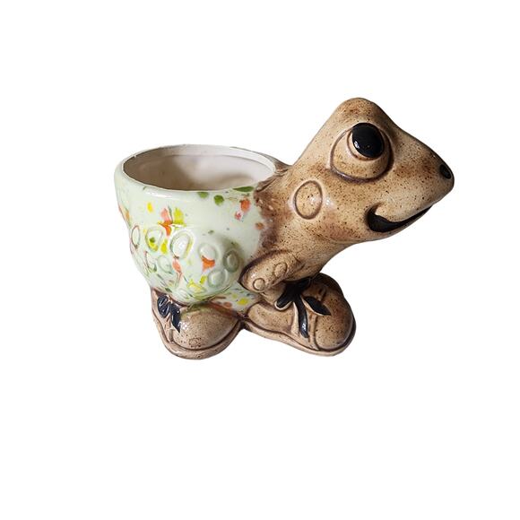 Handmade | Accents | Vintage Derpy Frog With Big Shoes Planter | Poshmark